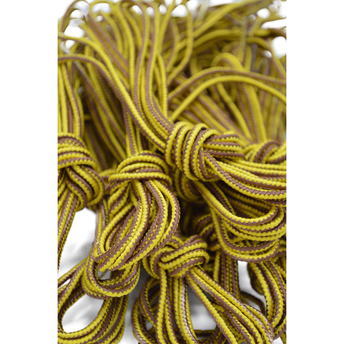 Bi-Colour Cord 3mm Boot Laces 120cm Yellow/Brown | Boot Laces | A Fine ...