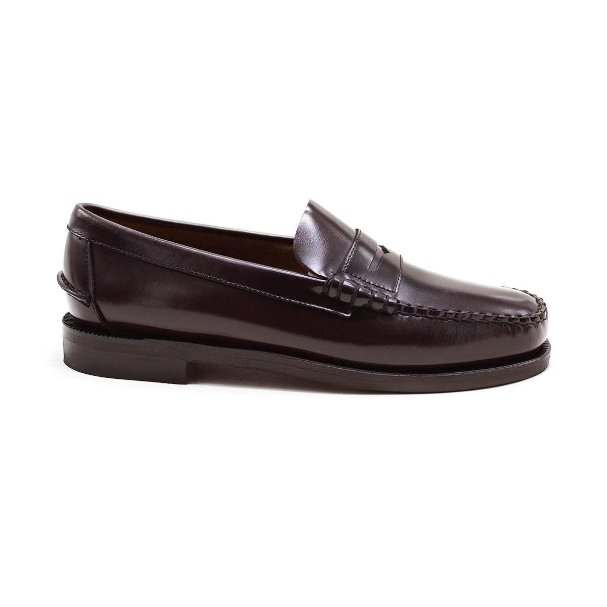 Sebago Classic Dans Brown Burgundy Deck Shoes | Classic Boat Shoes | A ...
