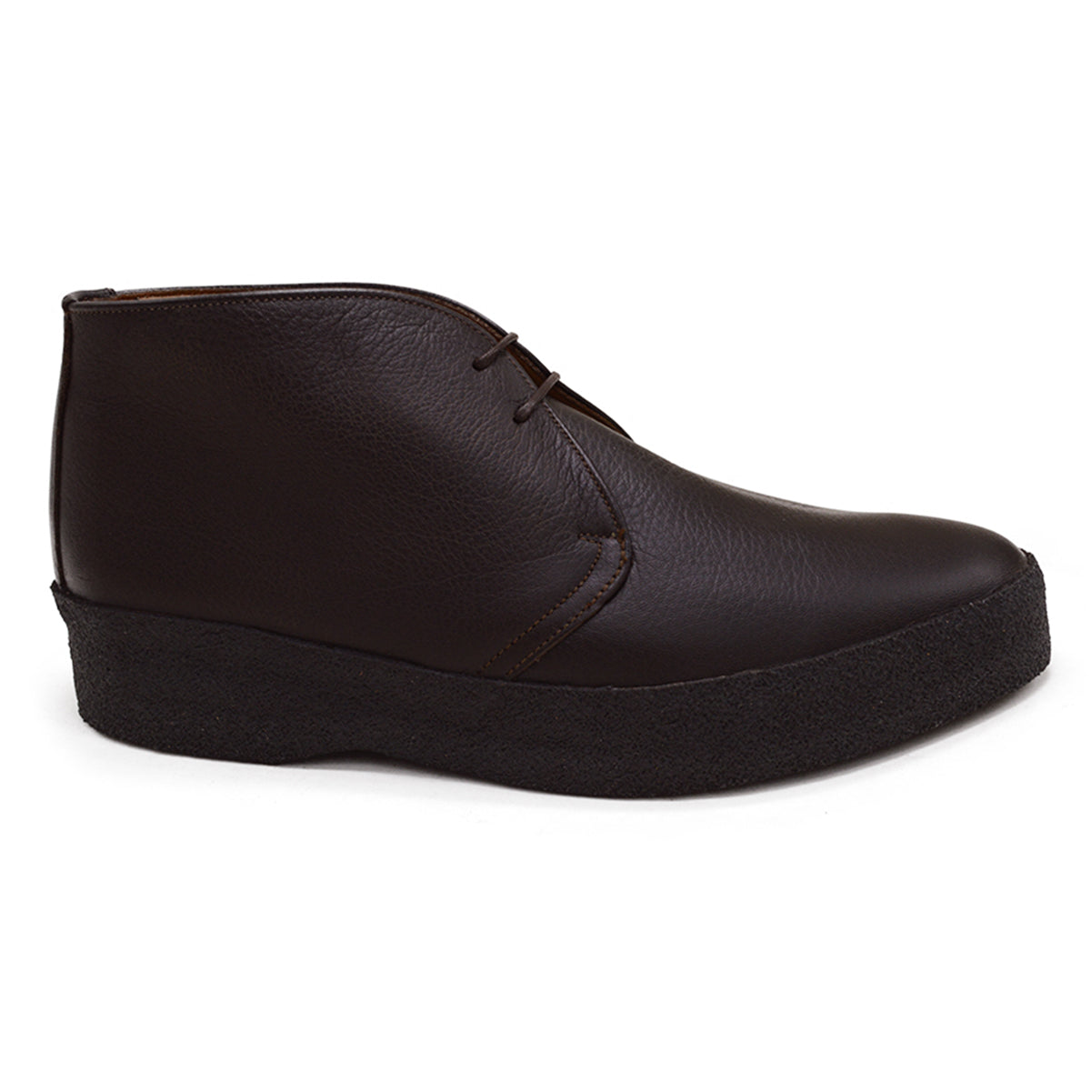 Sanders Hi-Top Leather Chukka Boot | Brown Grain Leather – A Fine Pair ...