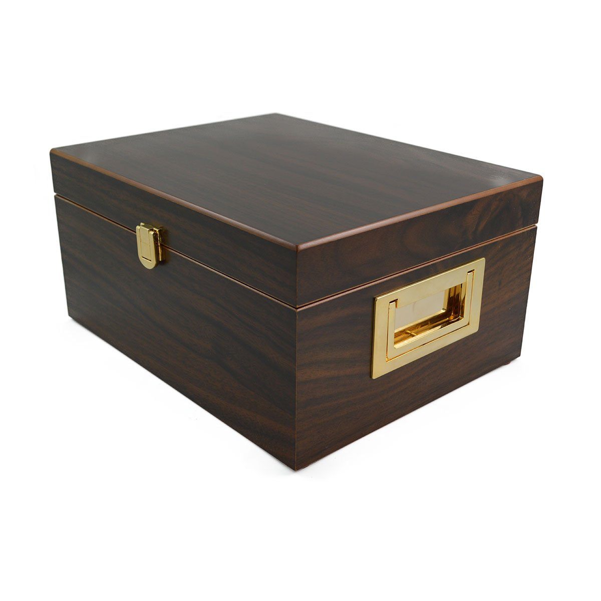 Dasco Walnut Valet Box with Partitions | Luxury Shoe Care Storage | A ...